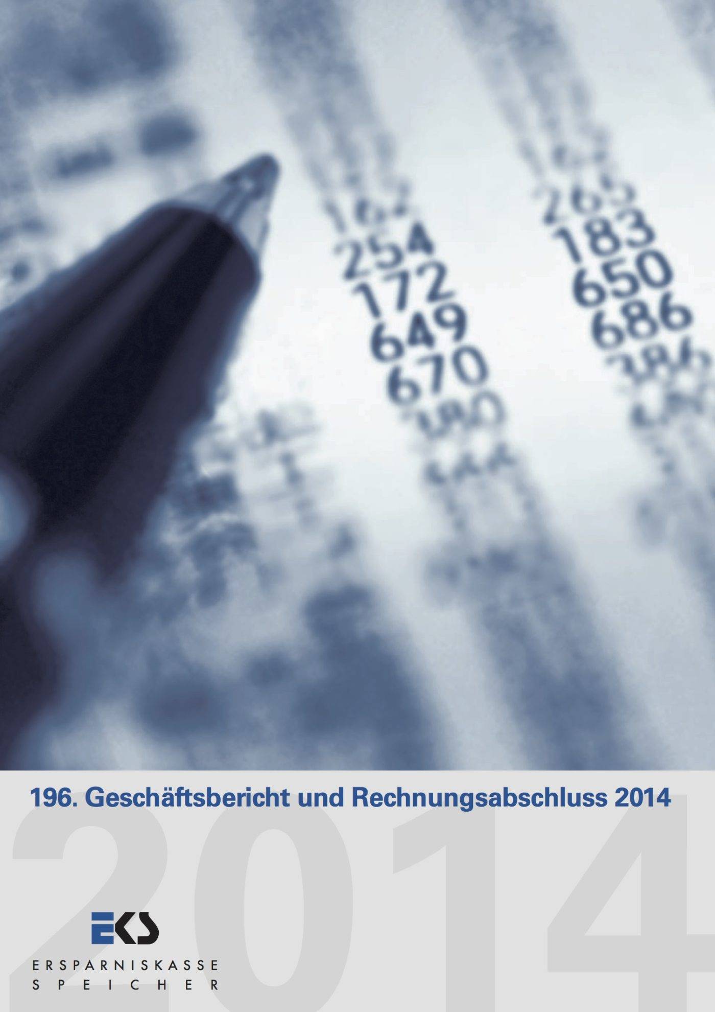 Jahreszahlen | Ersparniskasse Speicher